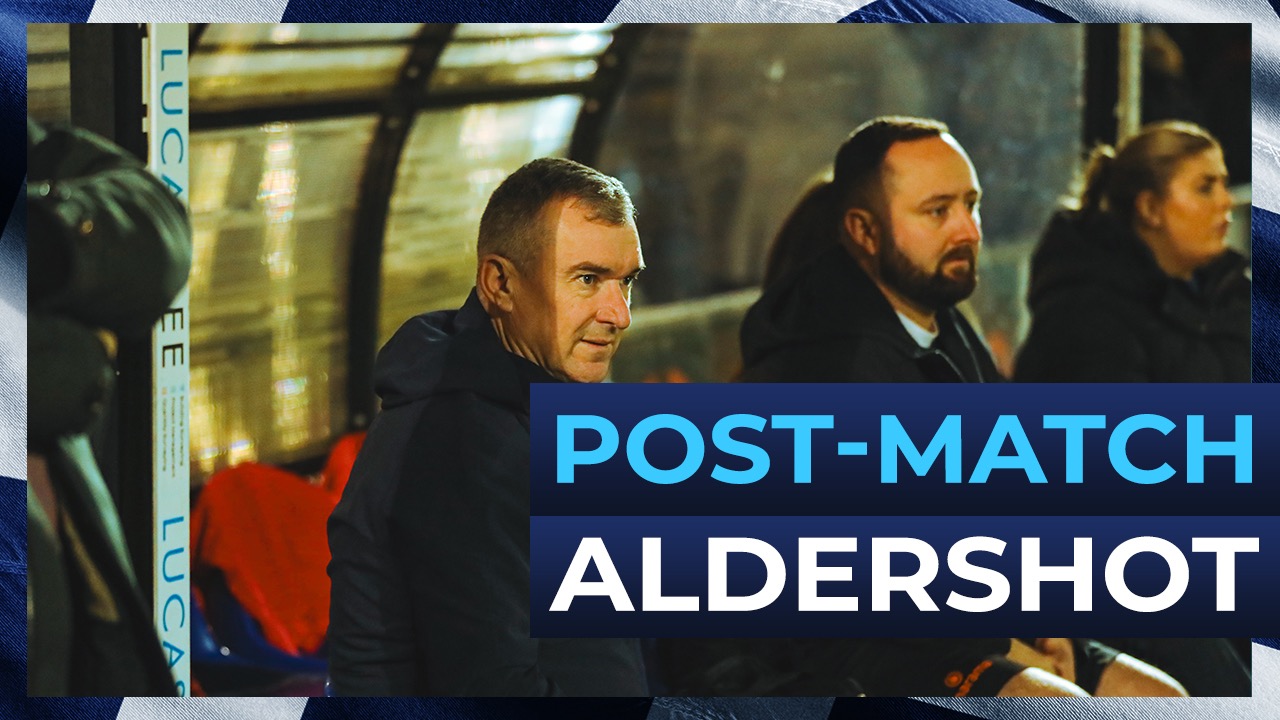 Aldershot Town: Chris Millington Video - FC Halifax Town