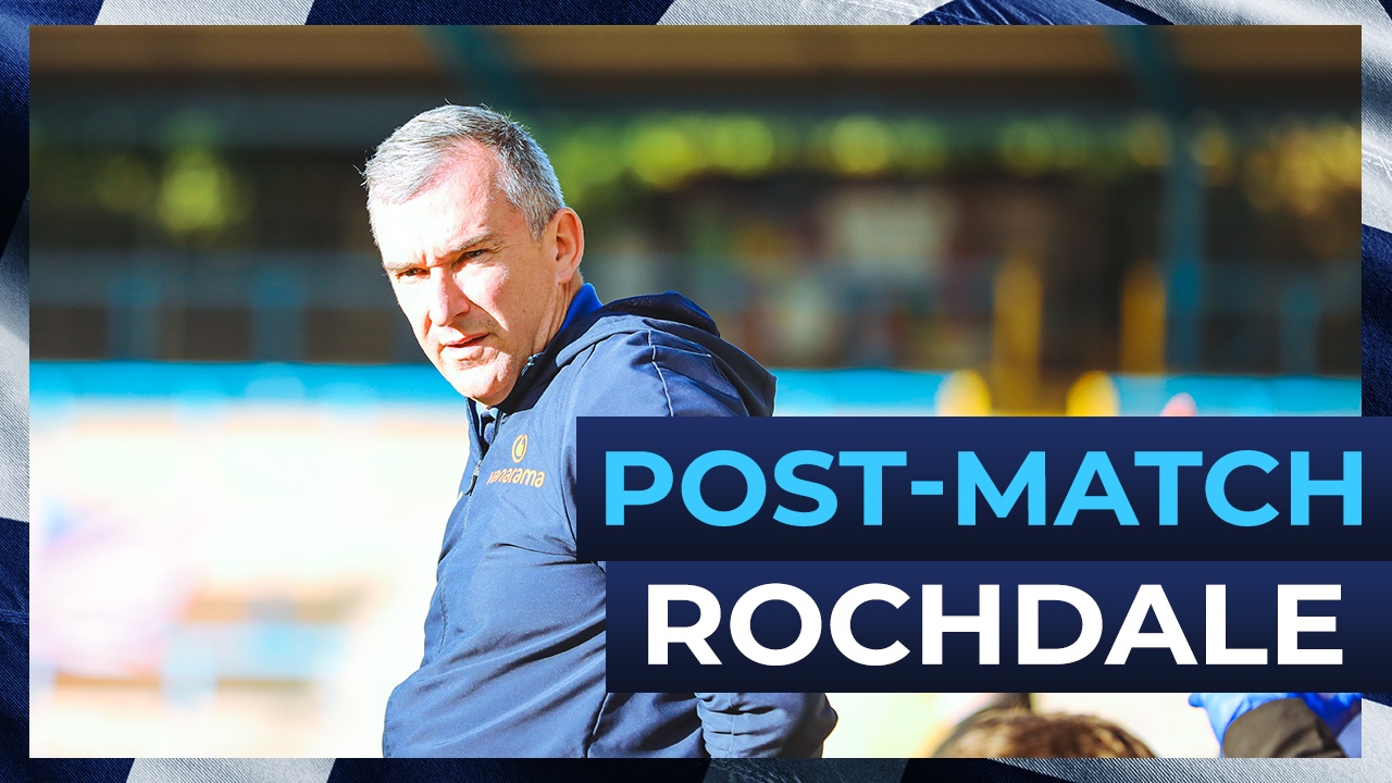Rochdale: Chris Millington Interview - FC Halifax Town