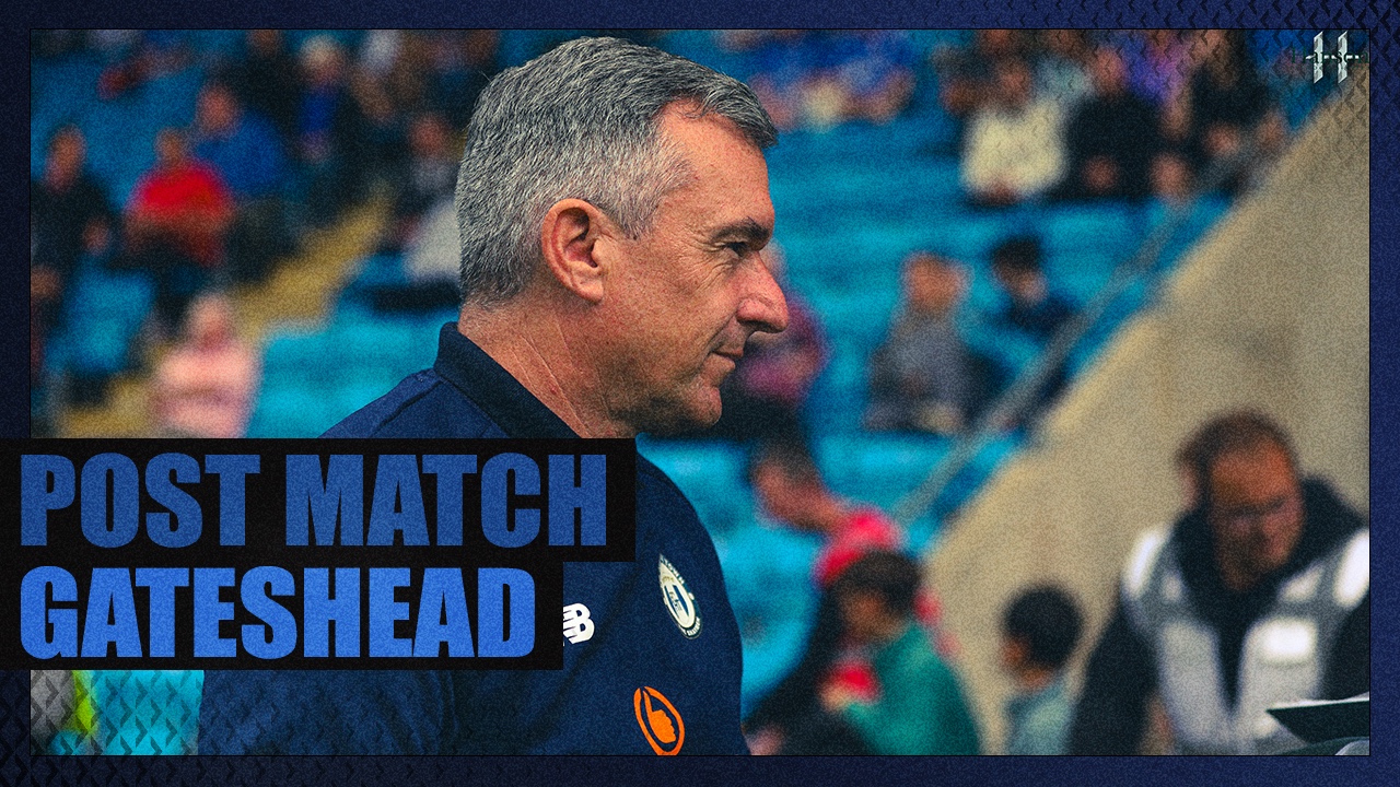 Gateshead: Chris Millington Interview - FC Halifax Town