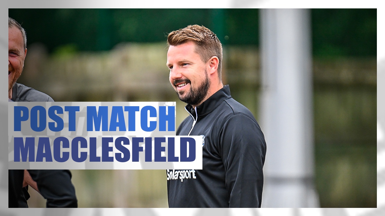 Macclesfield: Adam Lakeland Interview - FC Halifax Town