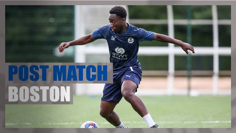Boston United: David Kawa Interview - FC Halifax Town