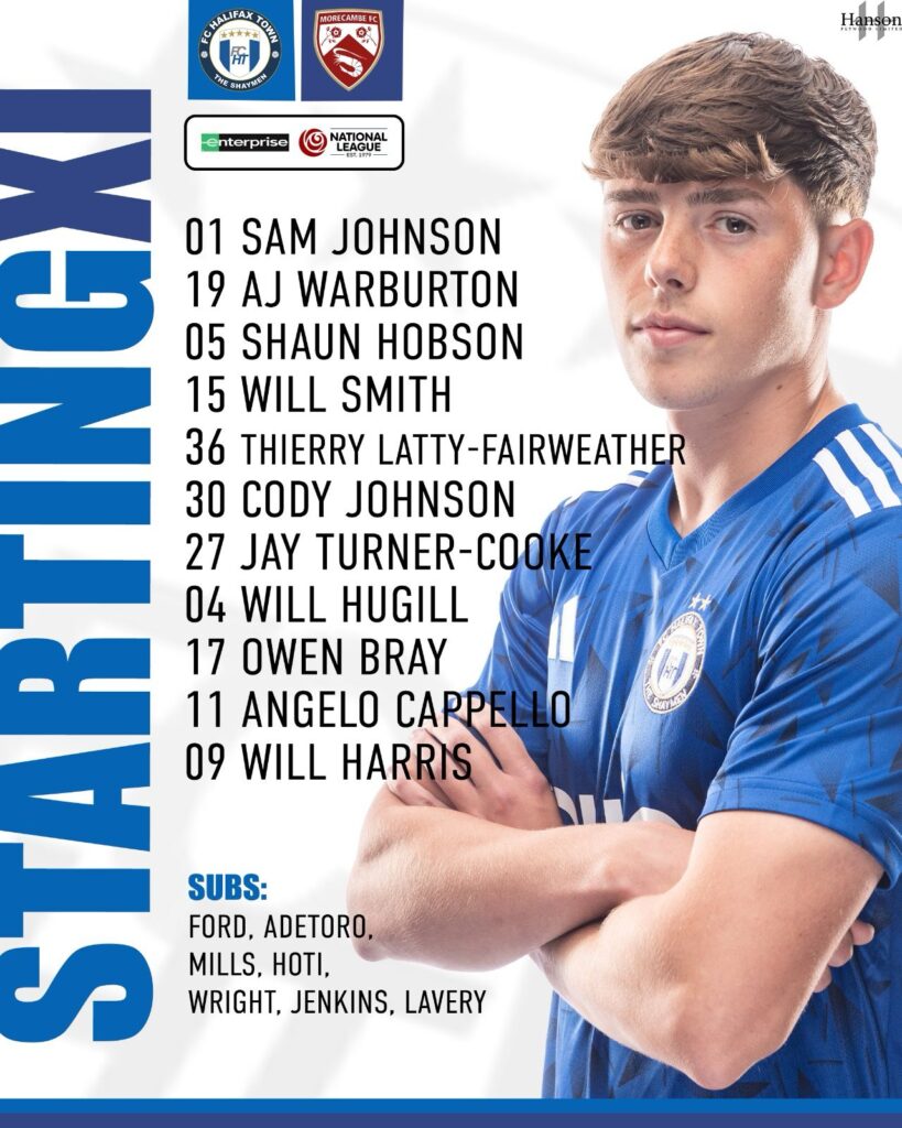 Morecambe: Team News - FC Halifax Town